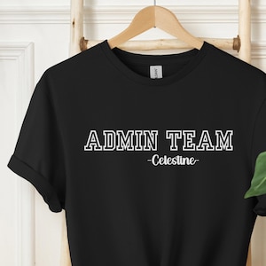 Admin Team Shirt Gift for Office Admin Employee Tshirt Bulk Corporate ...