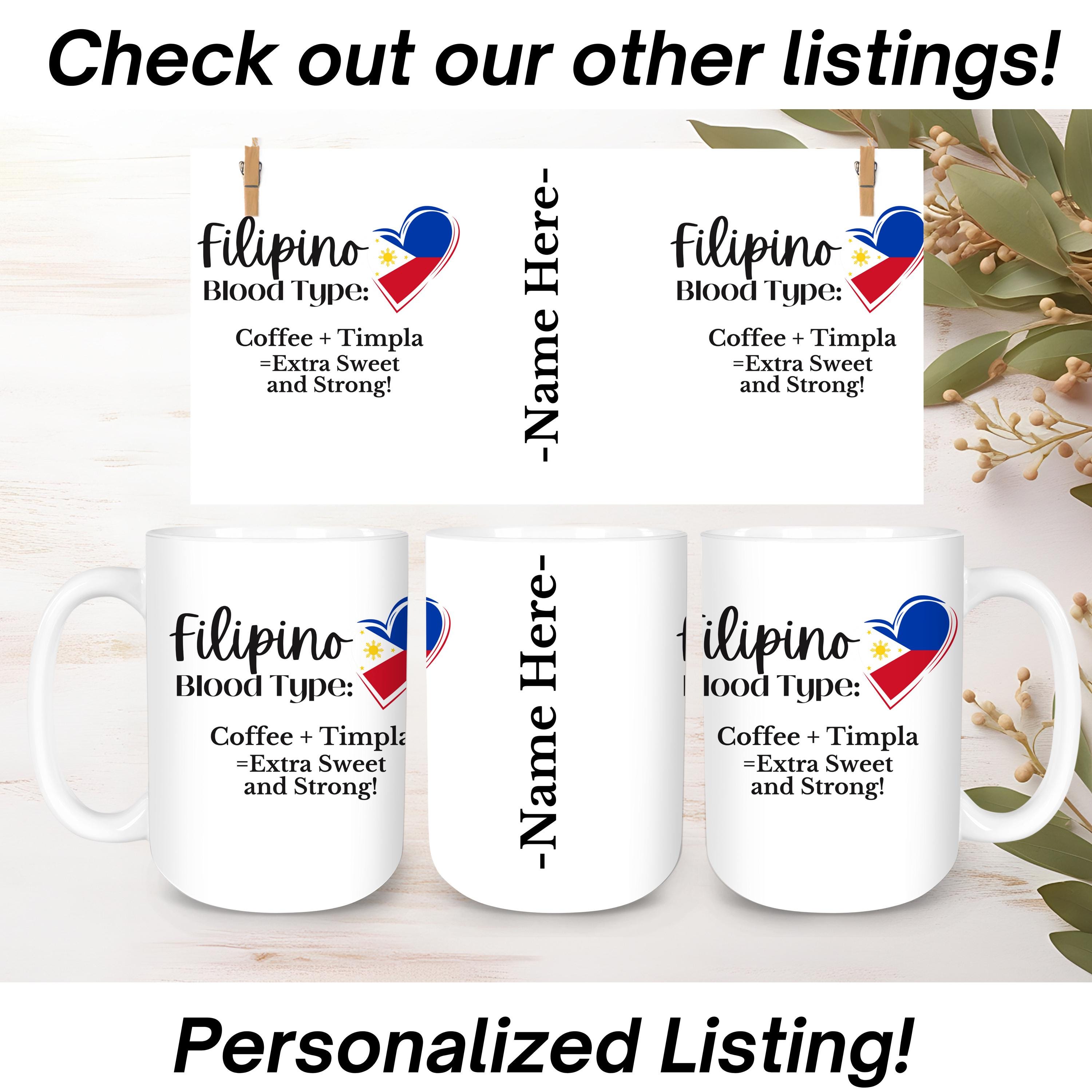 Funny Filipino Gift Coffee Mug Personalized Gift for Filipino Friend ...
