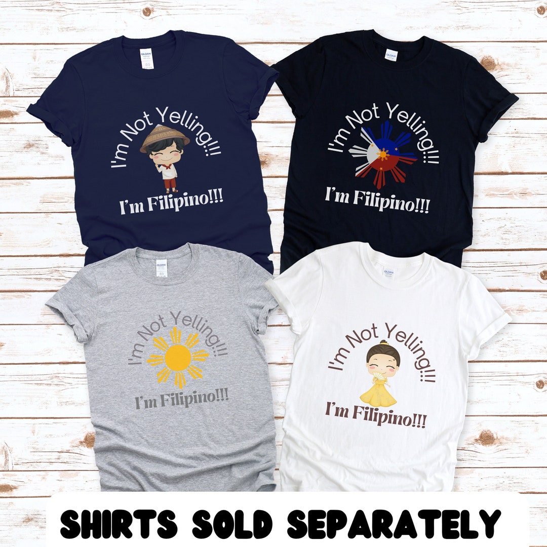 Filipino Shirt Gift for Filipino Flag Shirt Gift for Friend Philippine ...
