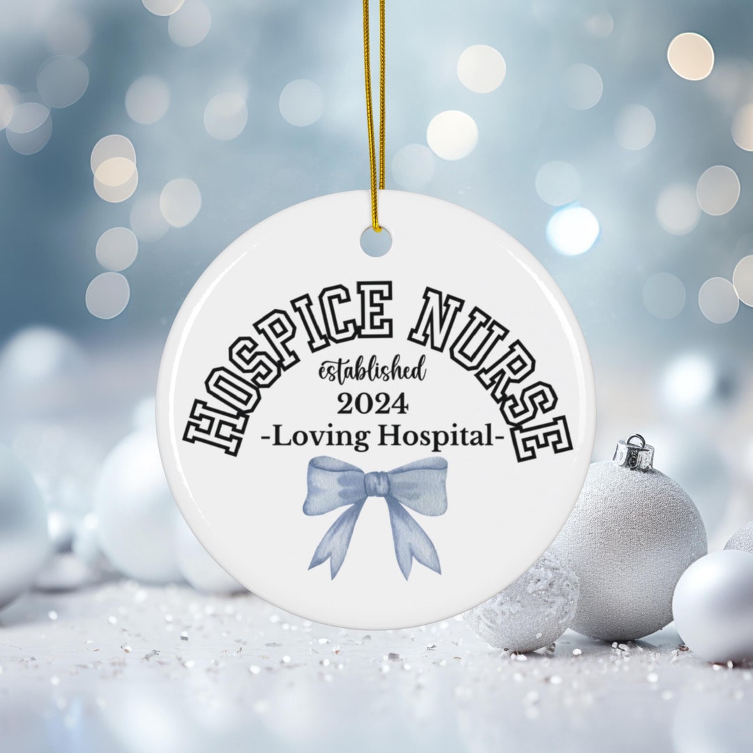 Personalized Hospice Nurse Ornament Caring Nursing Bulk Gift Custom ...