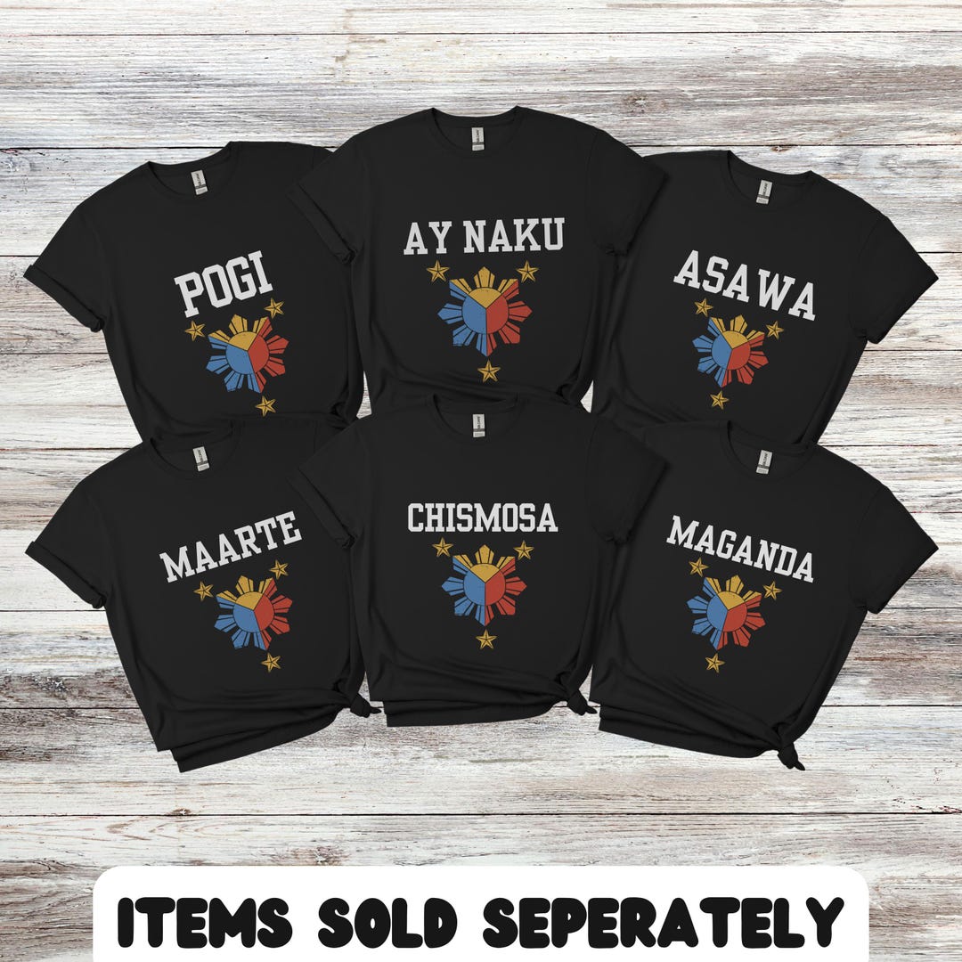 Filipino Shirt Family Filipino Art Philippine Flag 3 Stars Familia ...