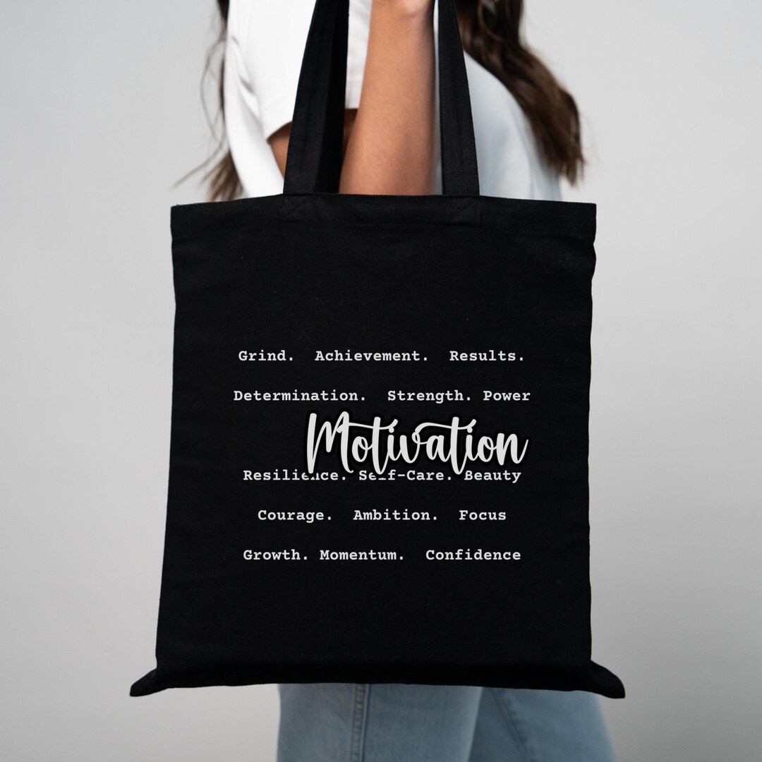 Inspirational Motivational Gym Rat Tote Bag Fitness Quote Bag Workout ...