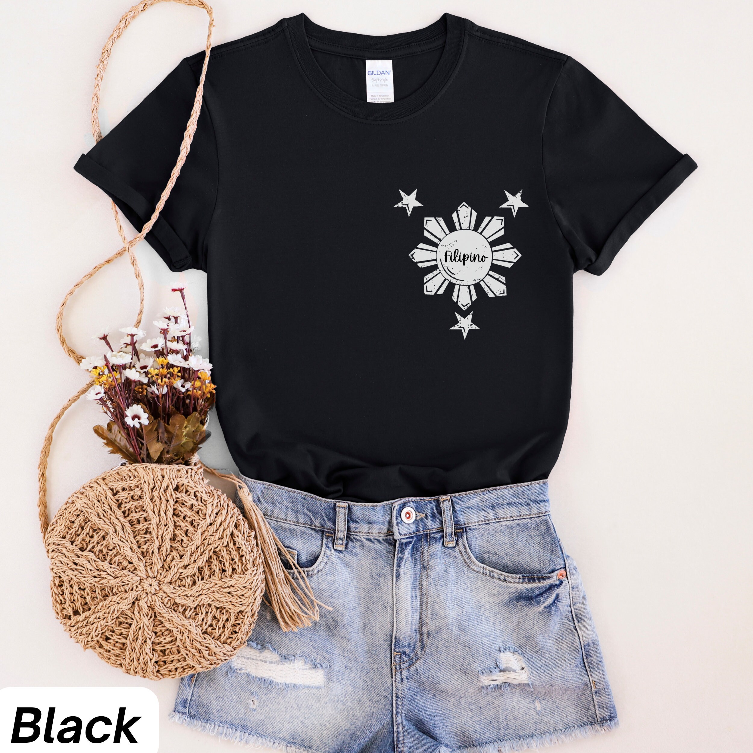 Filipino T Shirt Filipino Symbol Sun Unisex Shirt Funny Filipino ...