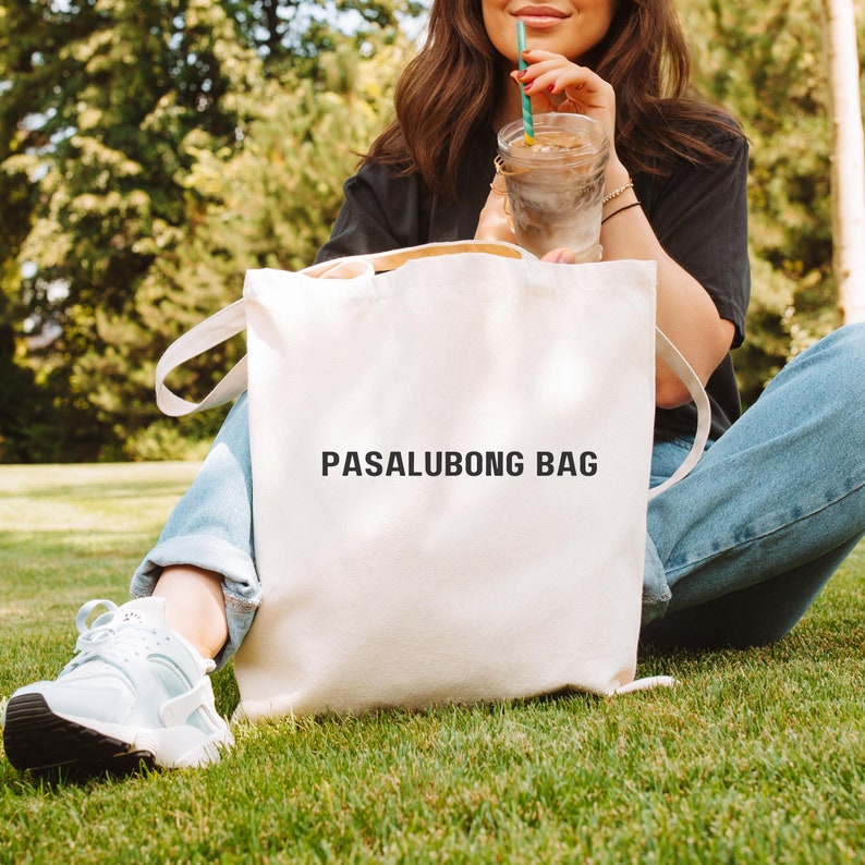 Pasalubong Filipino Canvas Tote Bag Gift for Filipino Friend Philippine ...