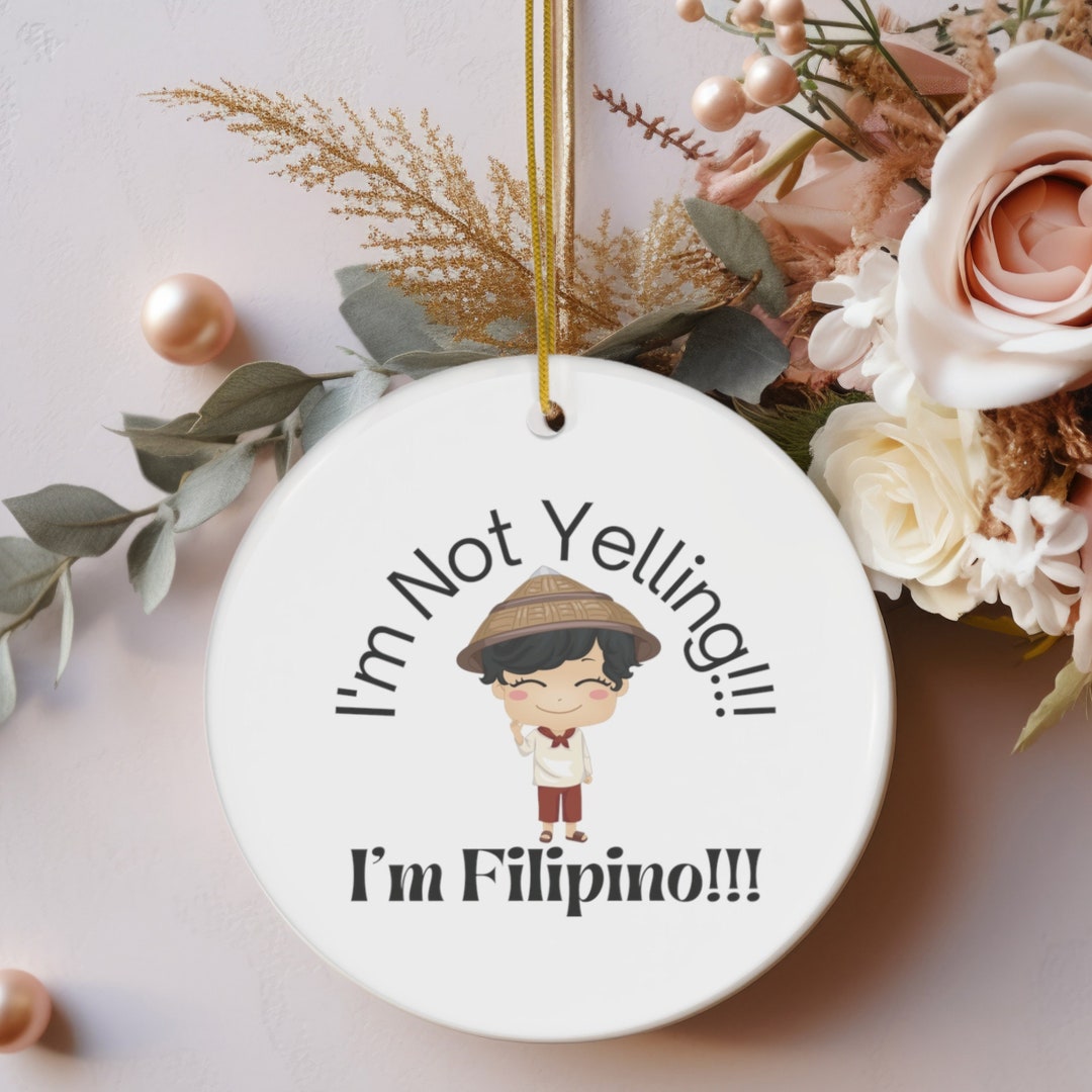 Filipino Ornament Gift for Filipina Friend Who Likes Filipino Ornaments ...