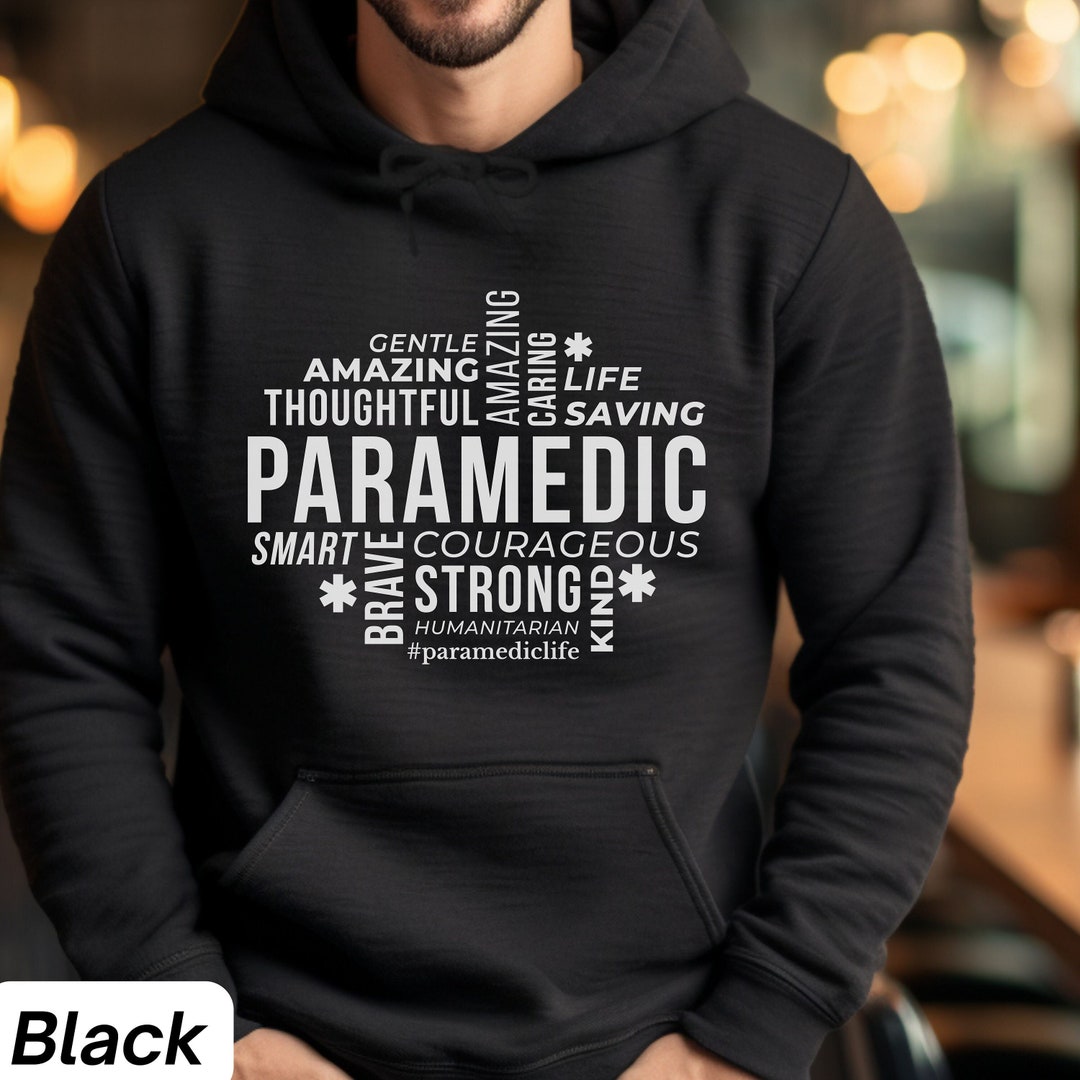 Paramedic Hoodie Funny Flight Paramedic Gift for EMT Hoodie Unisex ...