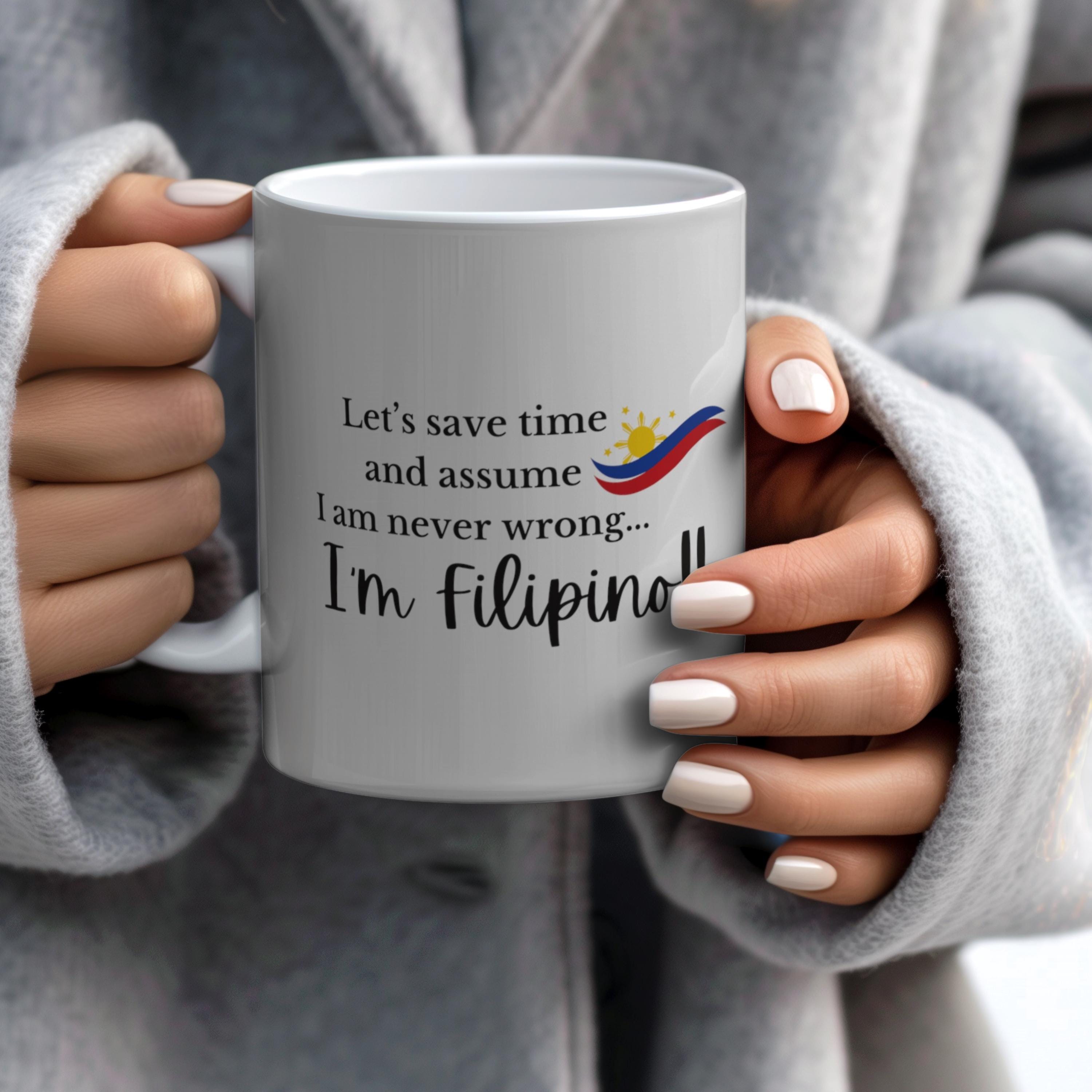 Filipino Mug Gift for Nanay Filipino Funny Filipino Gifts Mug ...