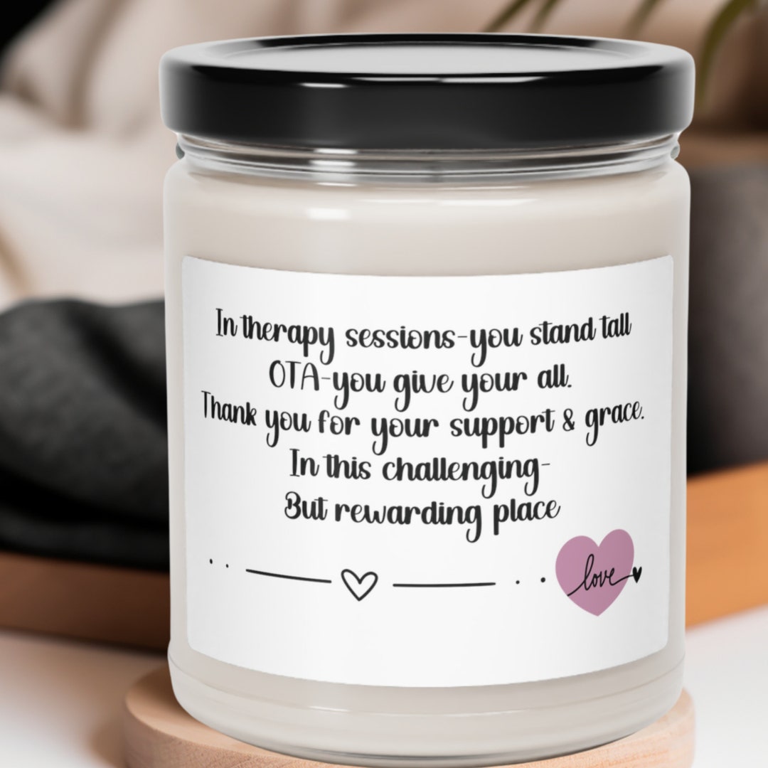 OTA Appreciation Gift Candle Gift for OTA Graduation Gift Candle ...
