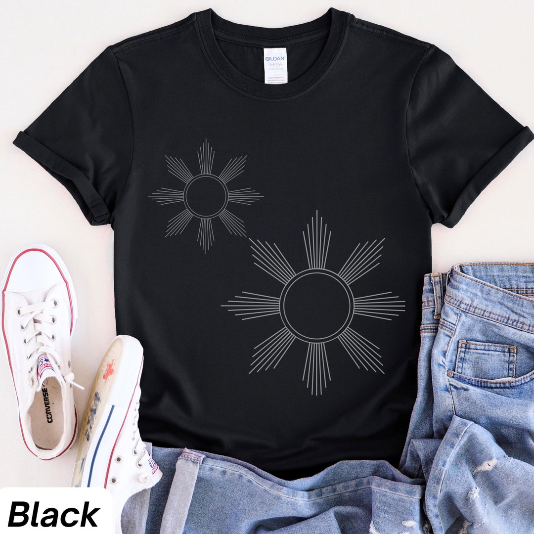 Minimalist Plain Filipino Sun T Shirt Gift for Filipino Manila Friend ...