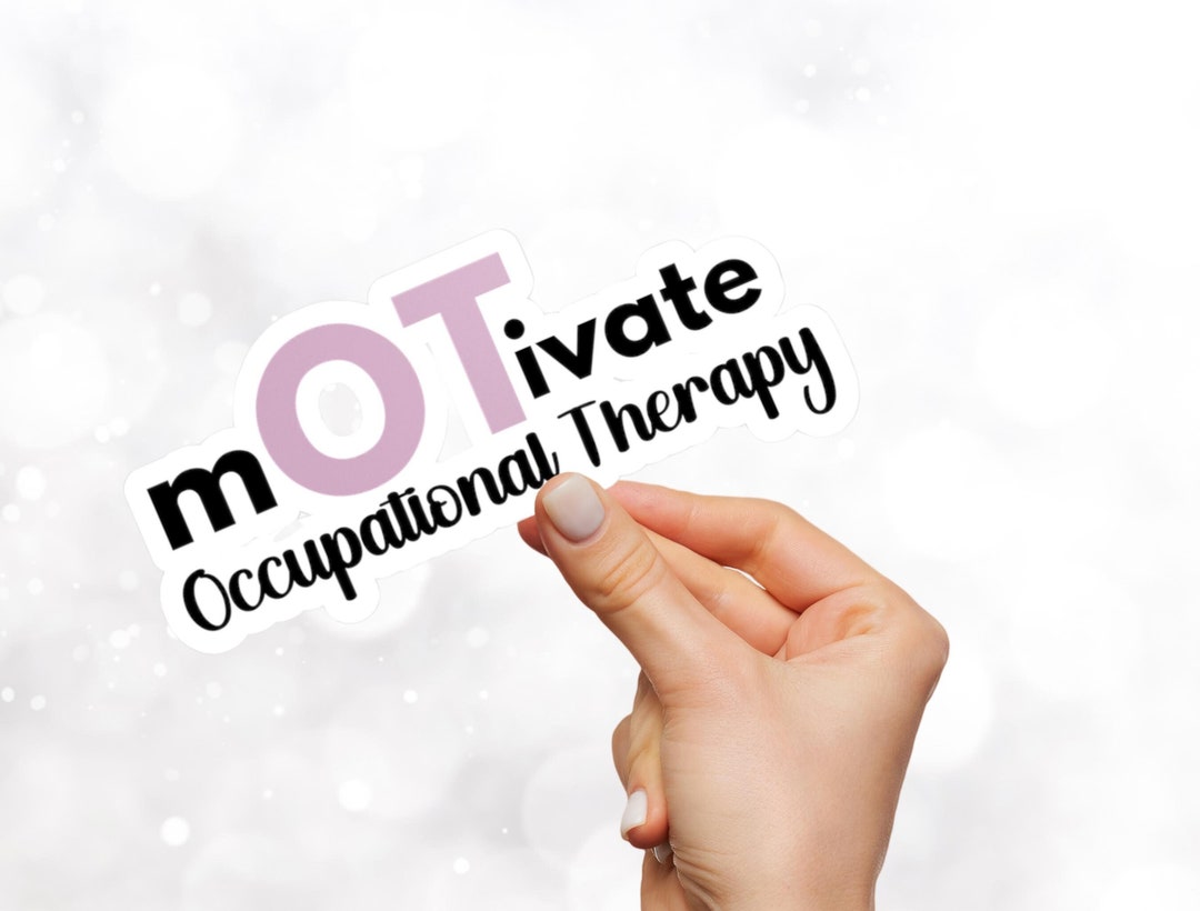 OT Sticker Vinyl Decal Custom Occupational Therapist Water Resistant ...