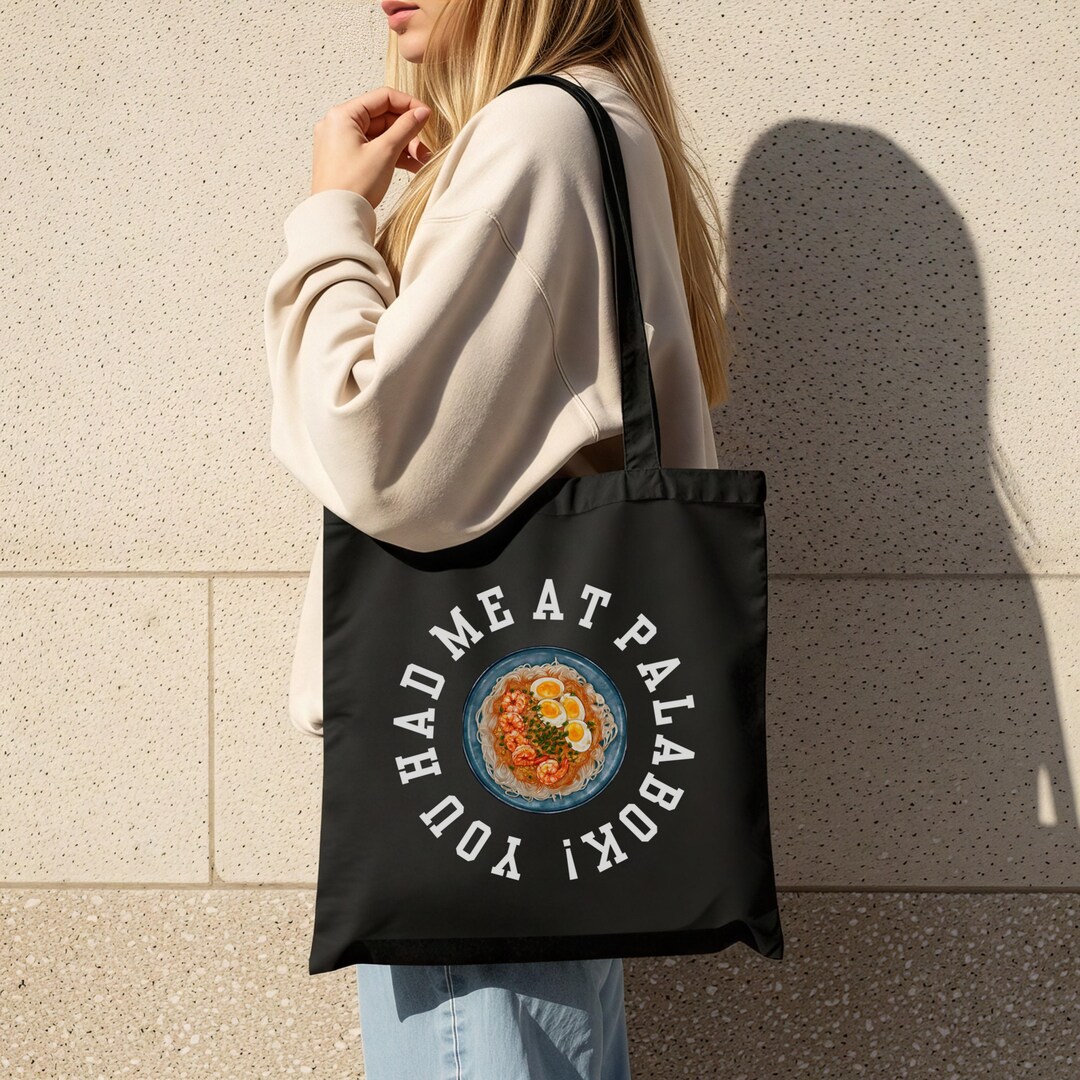 Funny Filipino Palabok Tote Bag With Tagalog Sayings Gift for Nanay ...
