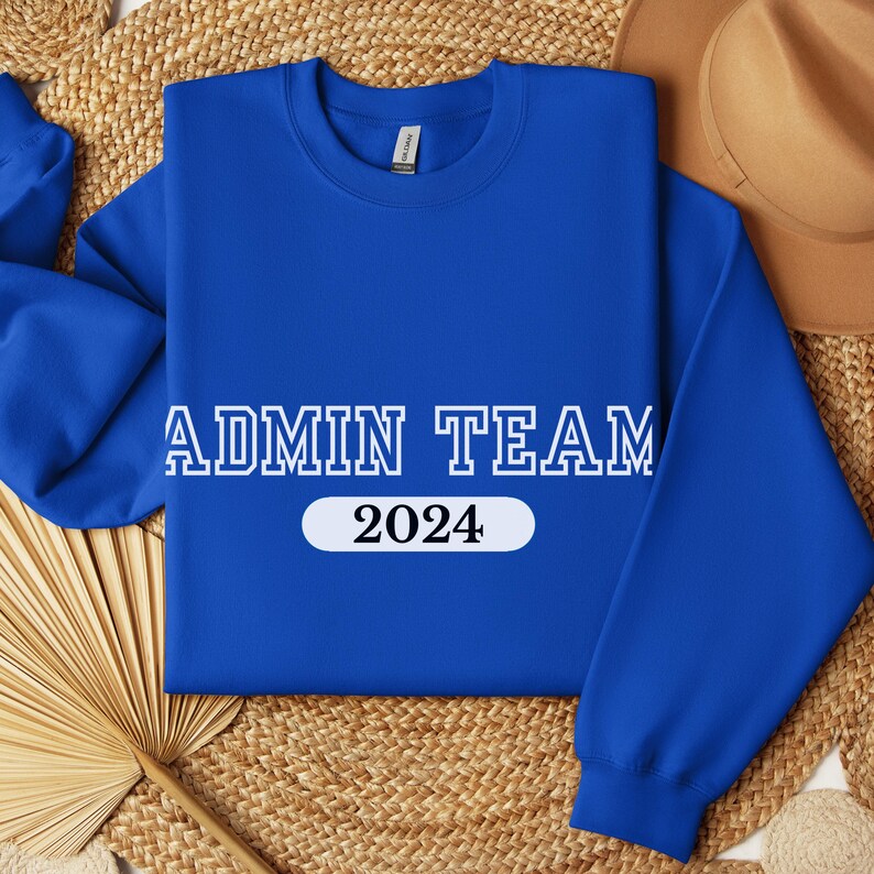 Personalized Admin Team Sweatshirt 2024 Custom Admin Crewneck Pullover ...