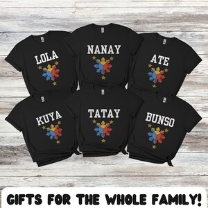 Filipino Shirt Family Filipino Art Philippine Flag 3 Stars Familia ...