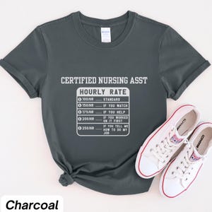 CNA Shirt Snarky Funny Certified Nursing Assistant T-shirt Thank You ...