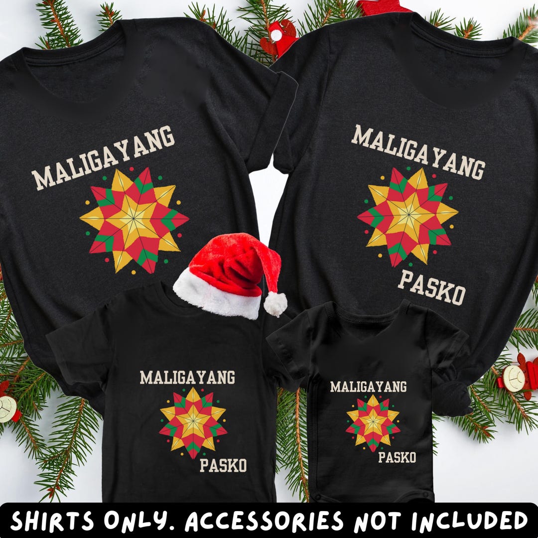 Filipino Parol Family Christmas Matching Shirt for Philippine Family ...