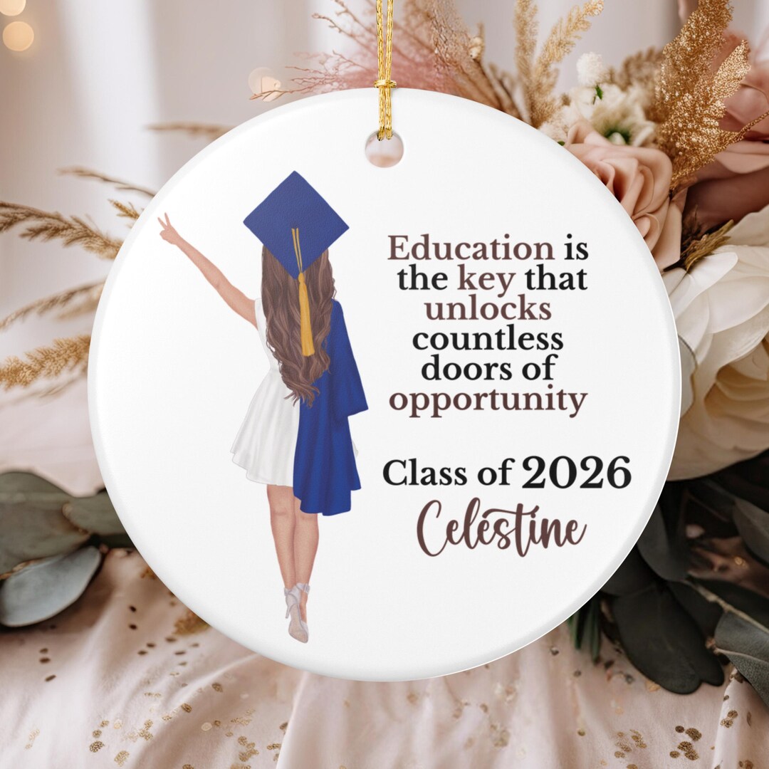 Personalized Graduation Ornament Custom Sentimental Grad Gift High ...
