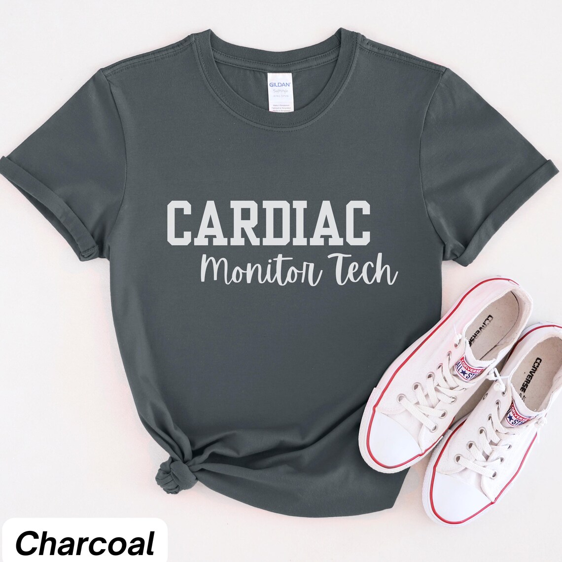 Cardiac Monitor Tech Shirt Gift for New Grad Telemetry Technician ...