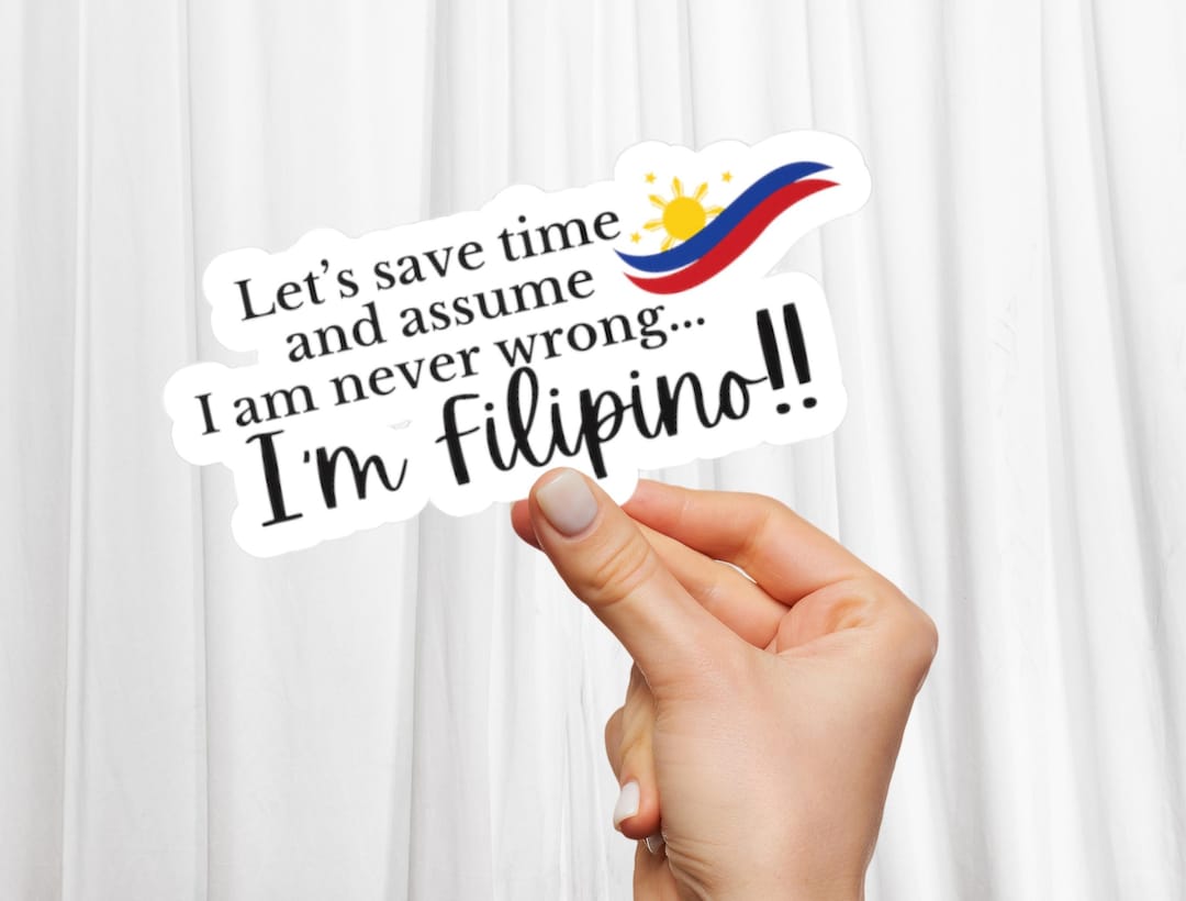 Funny Filipino Sticker Funny Aesthetic Sticker for Laptop Sticker ...