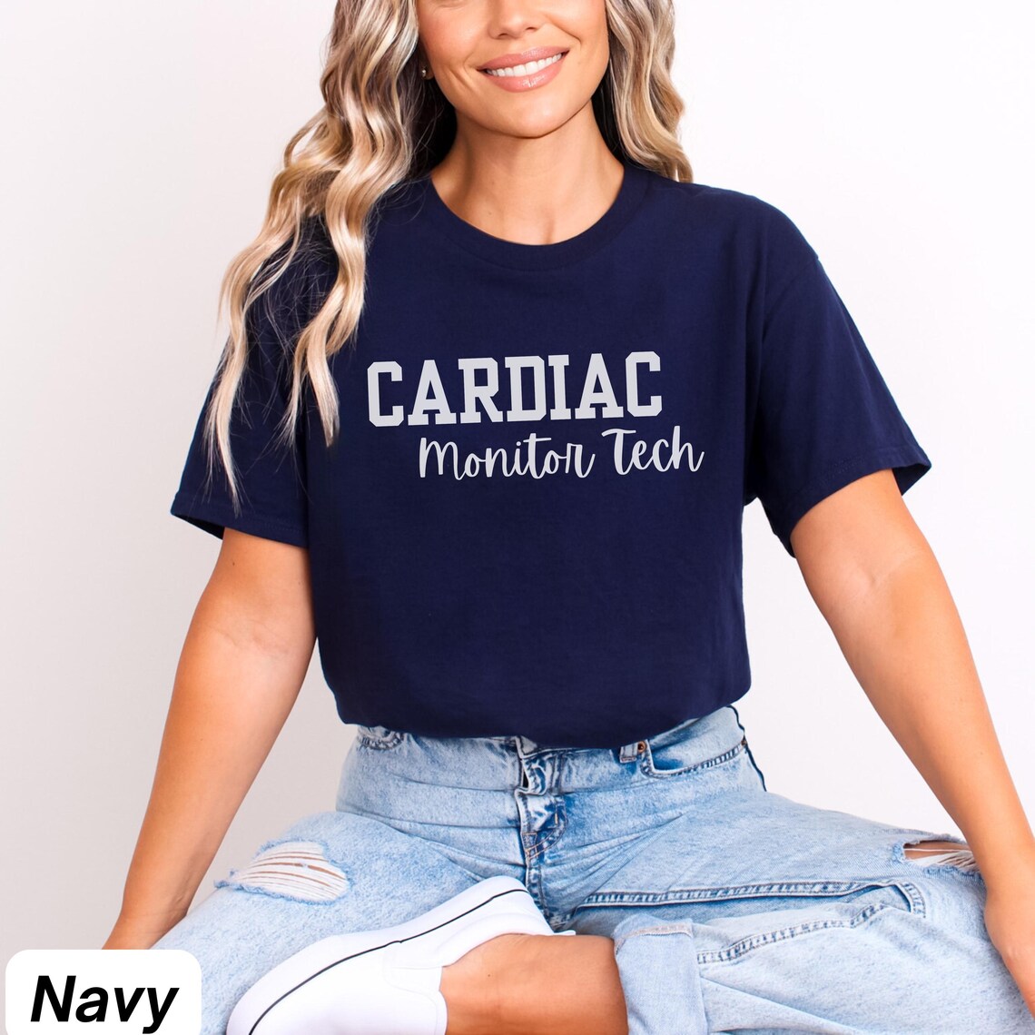 Cardiac Monitor Tech Shirt Gift for New Grad Telemetry Technician ...