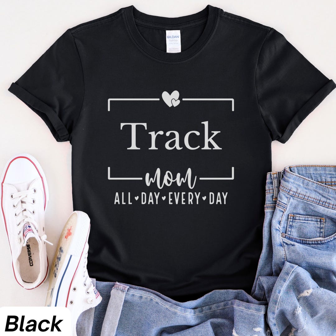 Track Field Mom Shirt Gift Group Matching Tees for Sports Mama T-shirt ...
