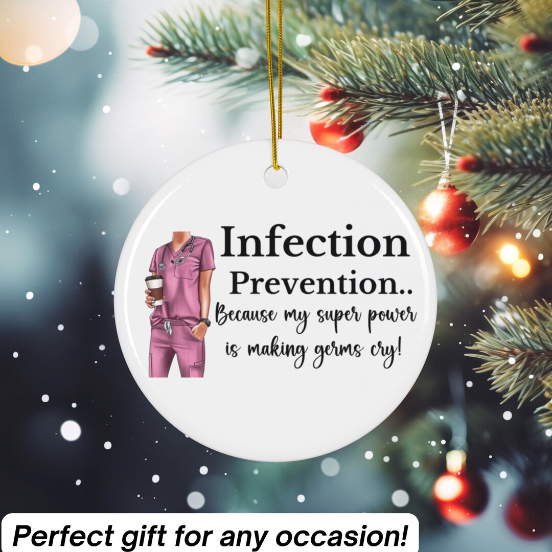 Infection Control Nurse Personalized Ornament Infection Prevention Bulk ...