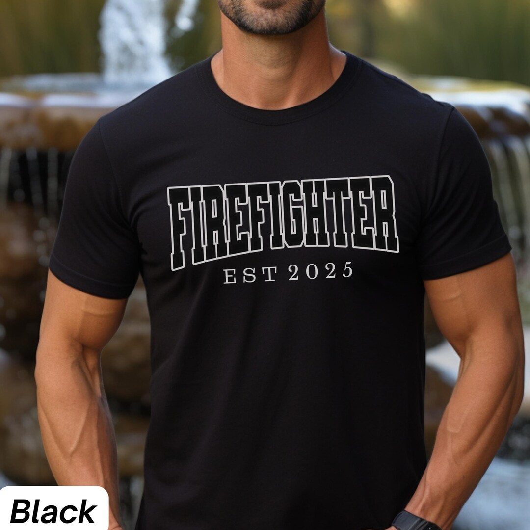Firefighter Graduation Personalized Shirt Gift Fire Dept Graduate Group ...