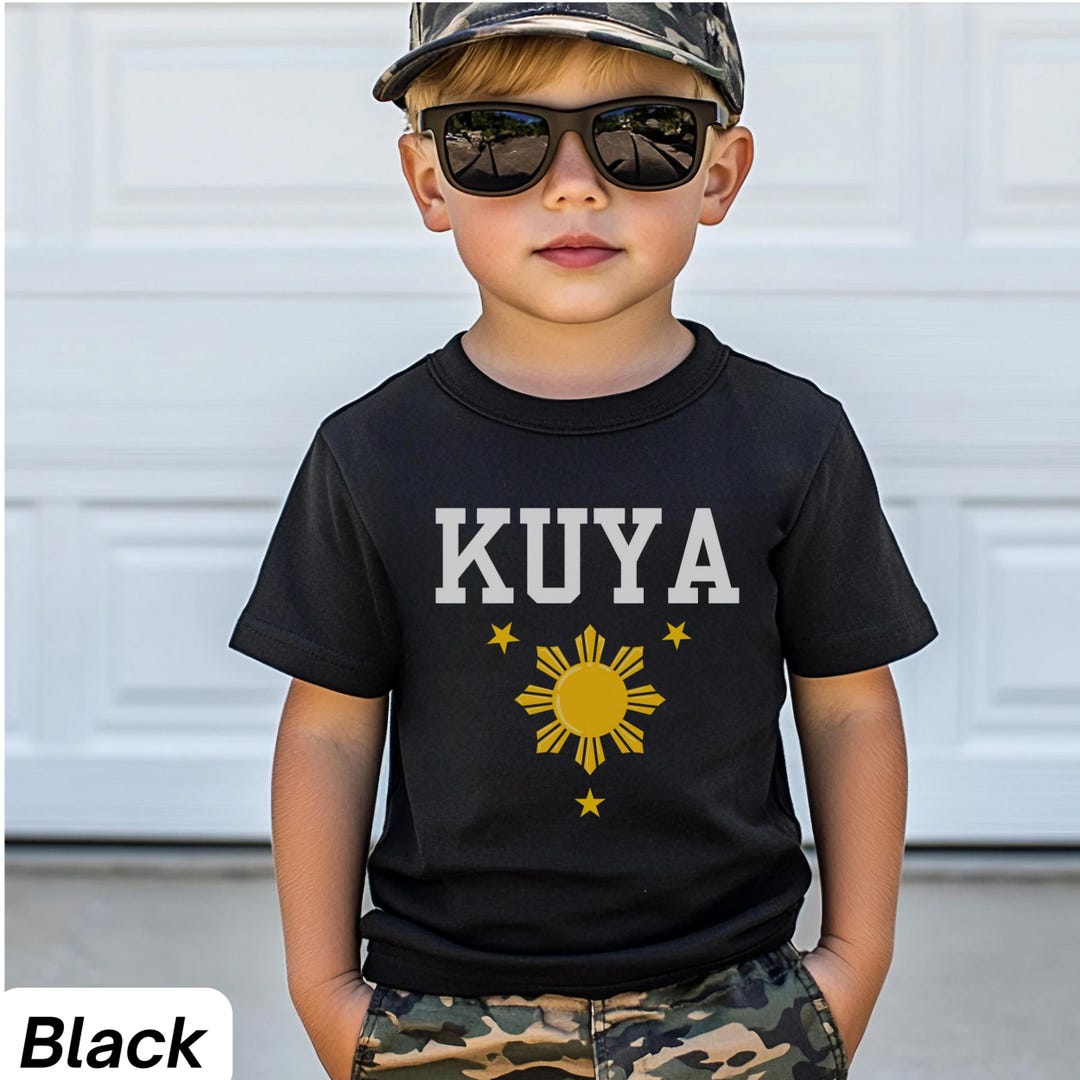 Filipino Kuya Kids Youth Shirt Promoted to Kuya Philippine T-shirt Gift ...