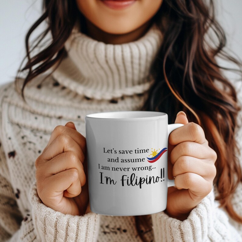Filipino Mug Gift for Nanay Filipino Funny Filipino Gifts Mug ...