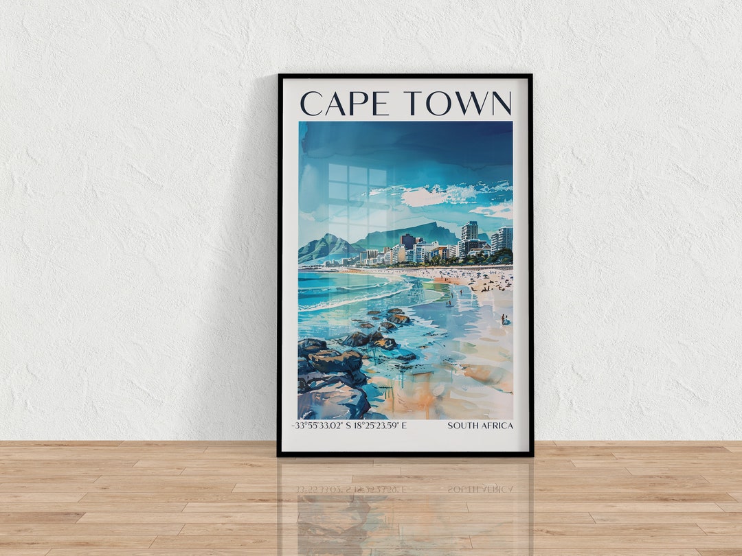 South Africa Travel Poster, South Africa Print, South Africa Wall Art ...