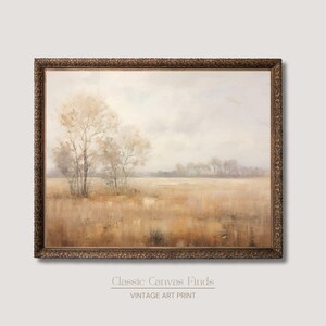 Minimalist Landscape Printable | Neutral Wall Art | Soft Earthy Tones ...