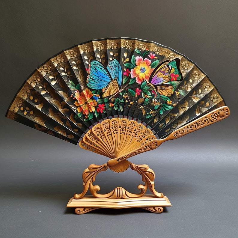 Artisan Hand Fans Adding a Touch of Grace - Etsy
