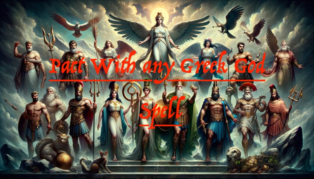 Pact With Any Greek God Spell - Etsy