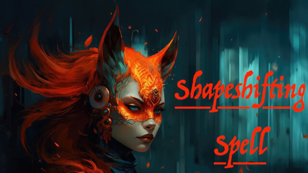 Shapeshifting Ability Spell - Etsy