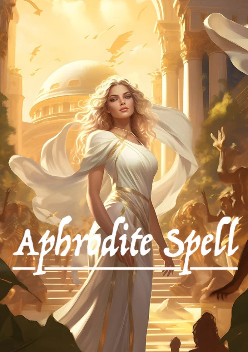 Aphrodite's Blessing: Greek Goddess Pact With Aphrodite - Etsy