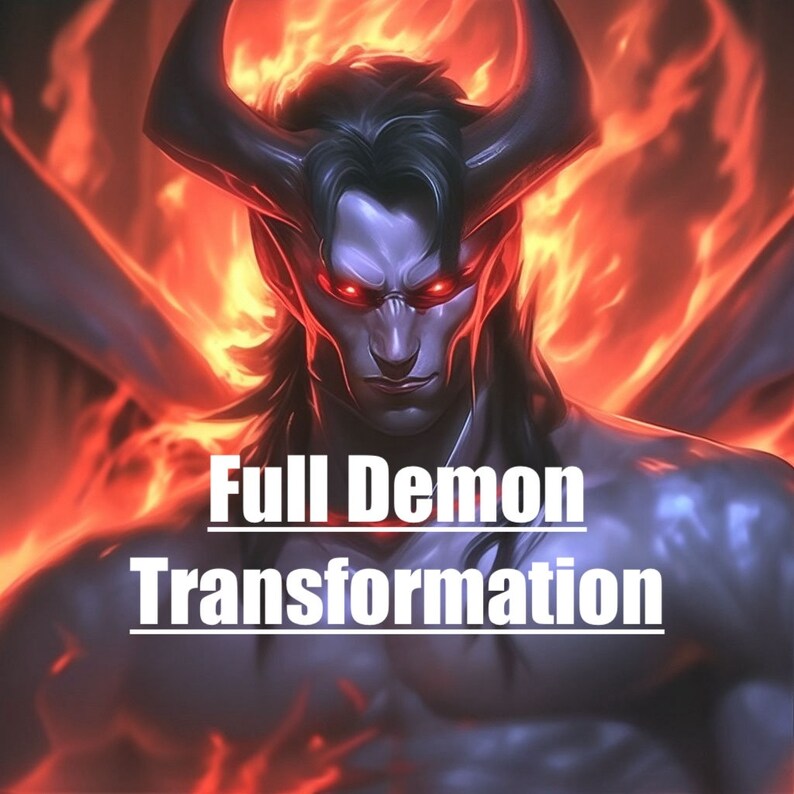 Full Demon Transformation With All Powers - Etsy