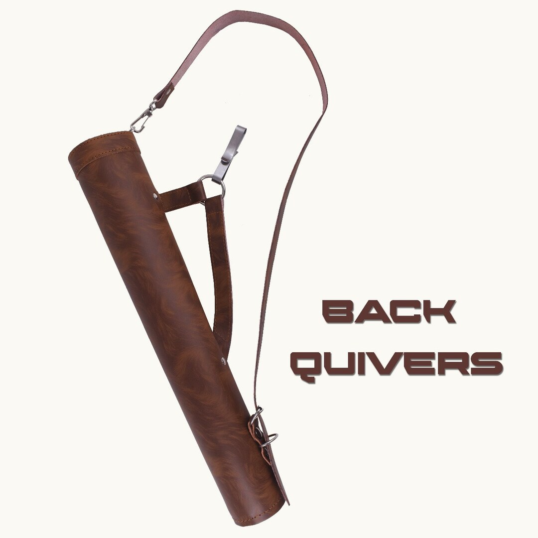 Leather Archery Quivers Back Hip Side Quiver for Arrows Professional ...
