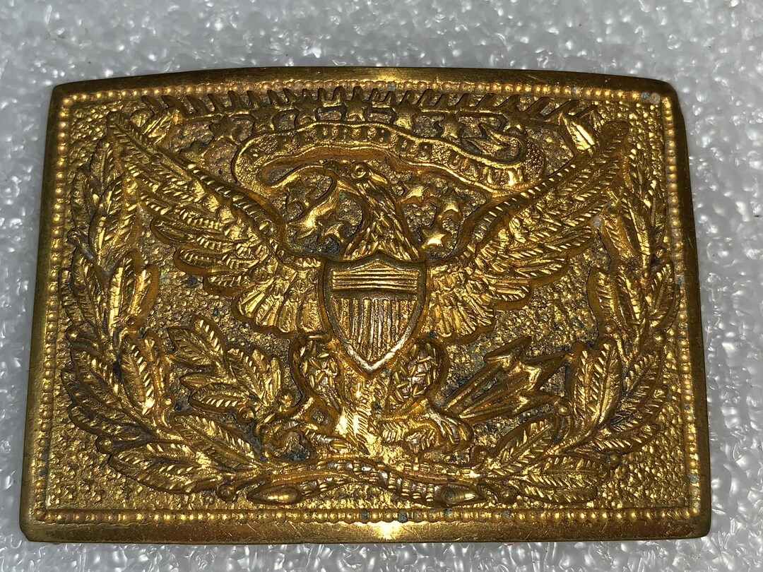 Vintage Brass E Pluribus Unum Belt Buckle - Etsy