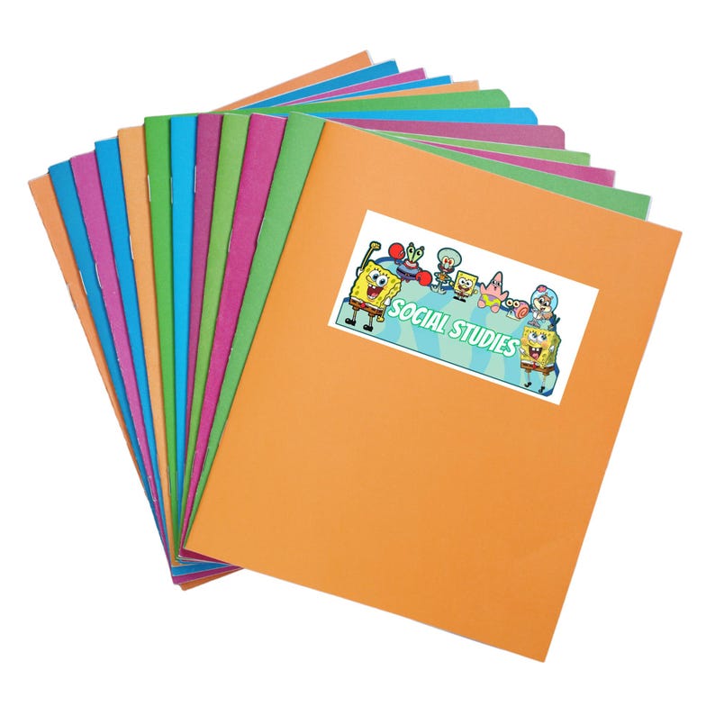 Cute Character Subject Labels | Canva Editable Template | Digital ...