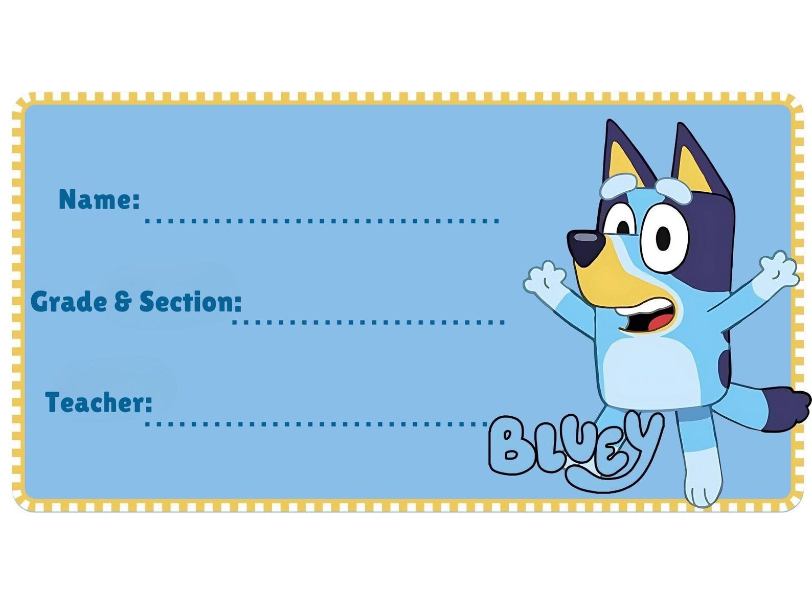 Cute Character Subject Labels | Canva Editable Template | Digital ...