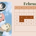 Anime-inspired 2024 Digital Printable Calendar A Lucky Year in Color - Etsy