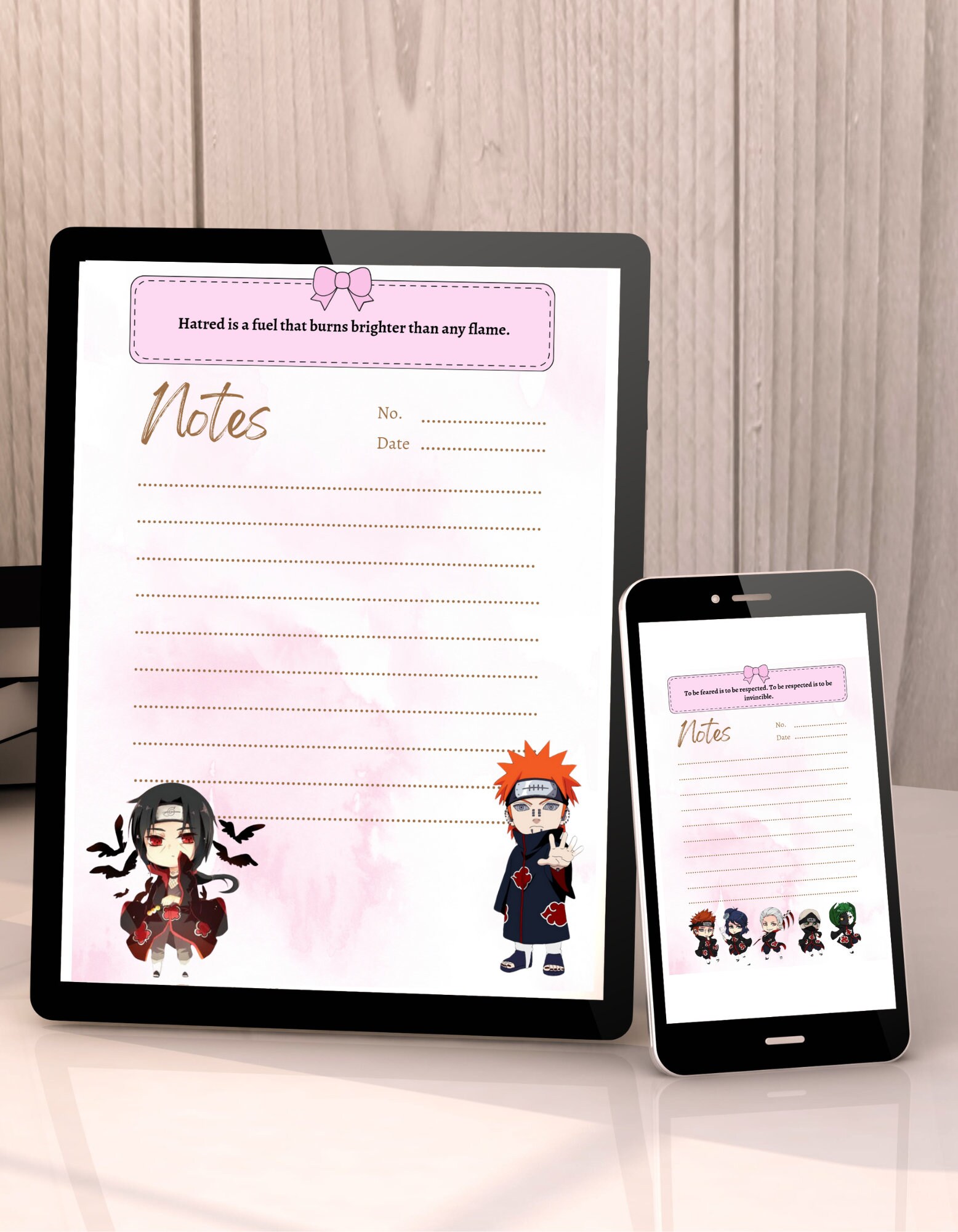 Villains Edition of Naruto and Boruto Anime Digital Printable ...