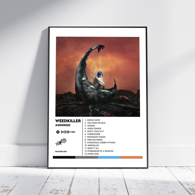 Ashnikko Weedkiller Album Cover Print Poster Minimalist Album Cover ...