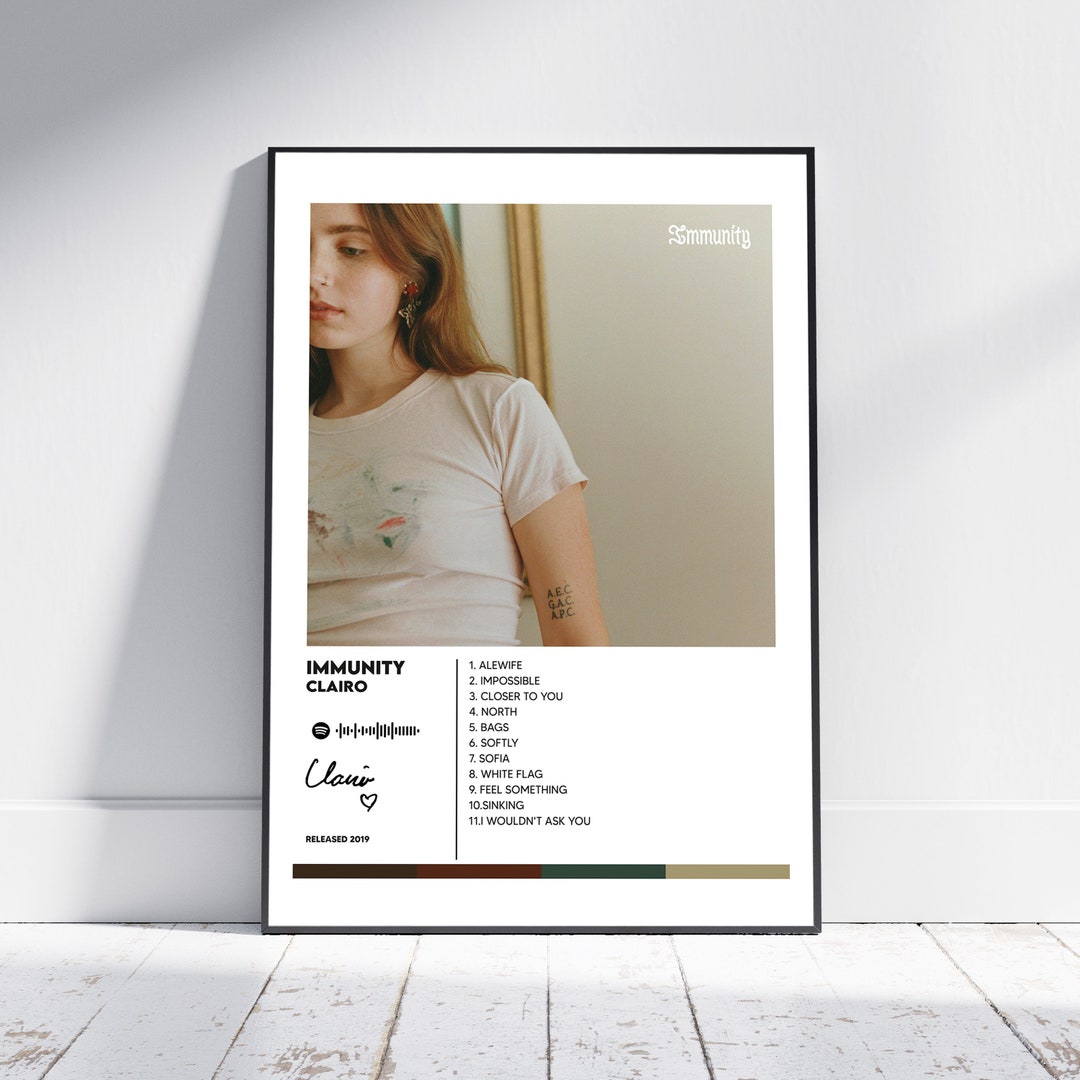 Clairo Immunity Album Poster / Album Cover Poster / Music Gift / Music ...
