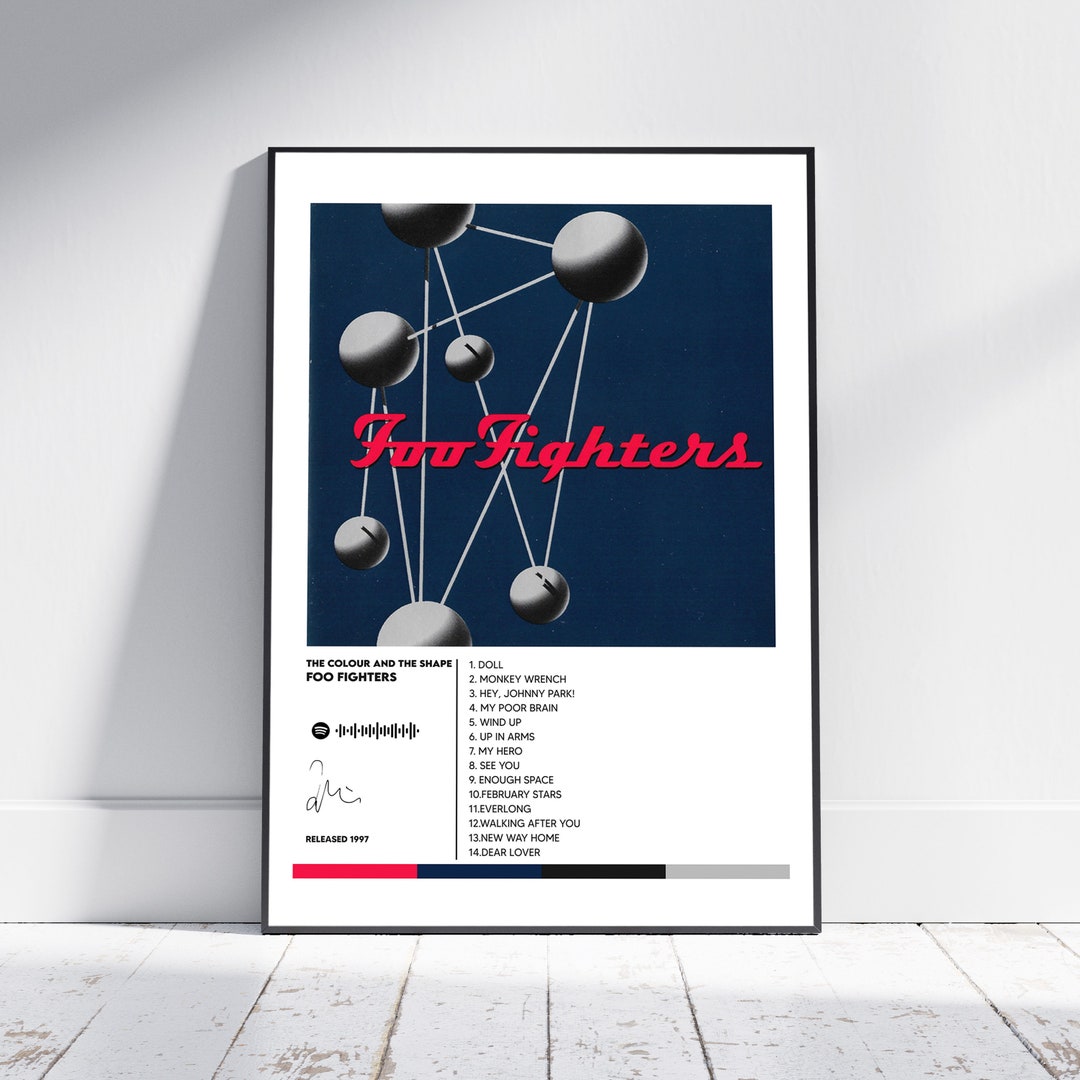 Foo Fighters the Colour and the Shape Album Cover Print Poster ...