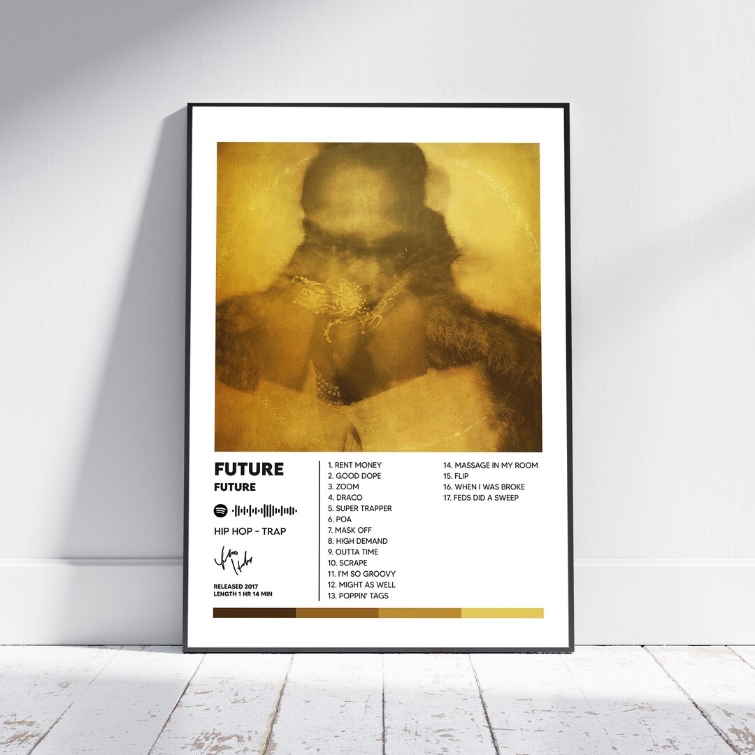 Future Future Album Cover Print Poster Minimalist Album Cover Poster ...