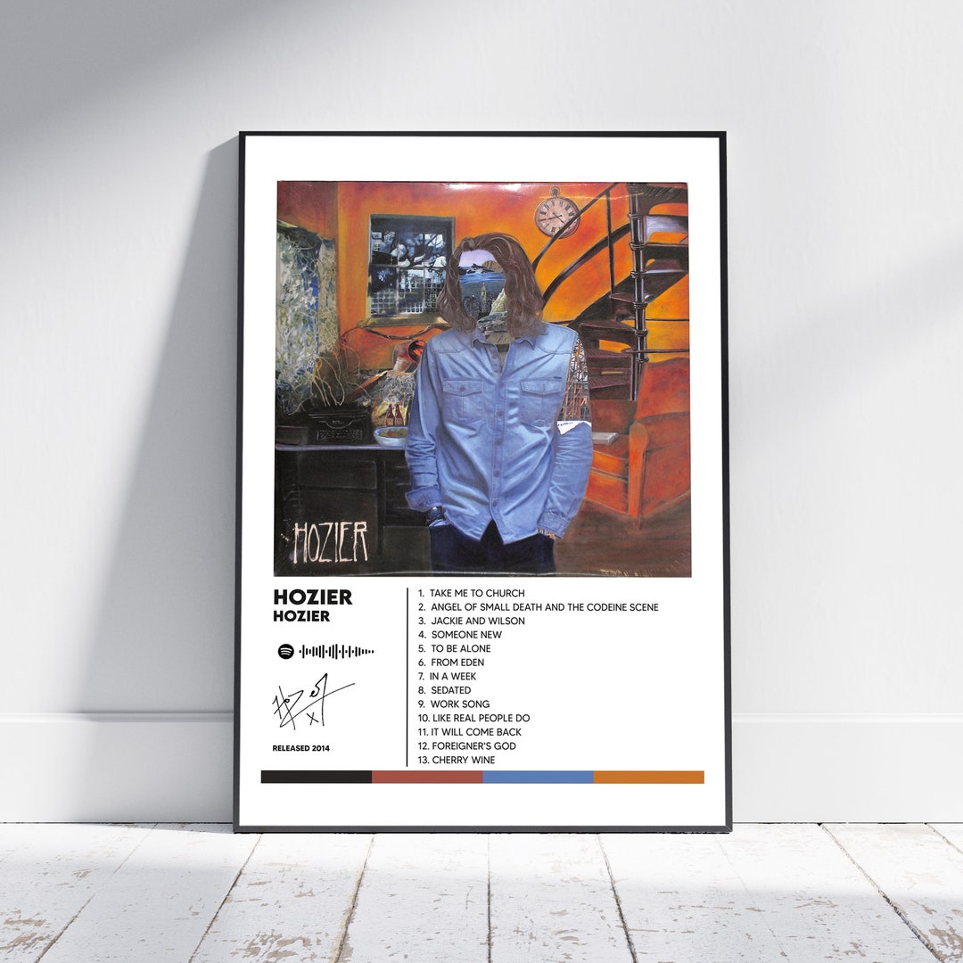 Hozier, Hozier Album Cover Print Poster Minimalist Album Cover Poster ...