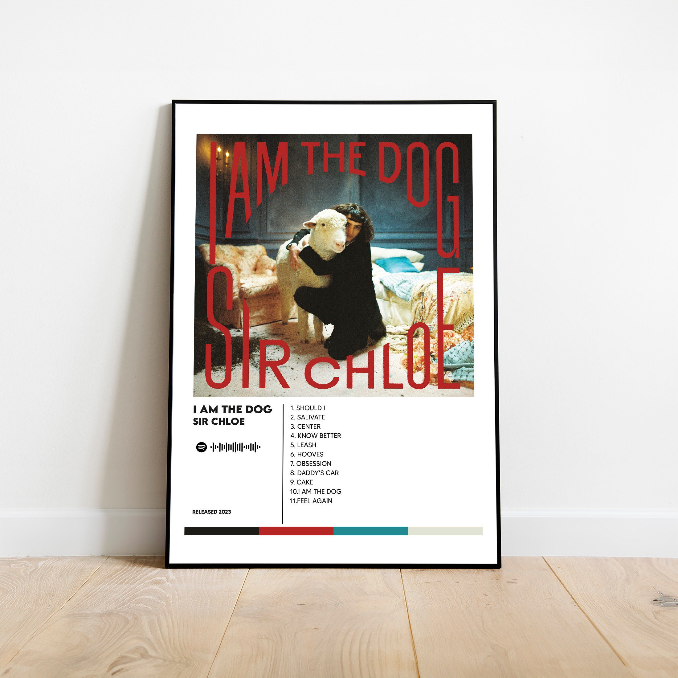 Sir Chloe I Am the Dog Album Cover Print Poster Minimalist Album Cover ...