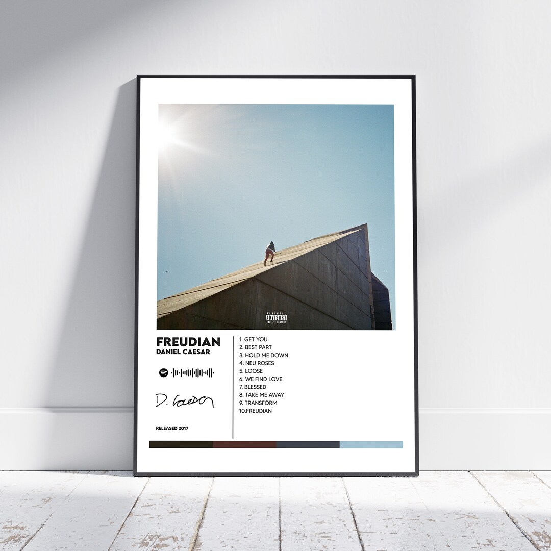 Daniel Caesar Freudian Album Cover Print Poster Minimalist Album Cover ...
