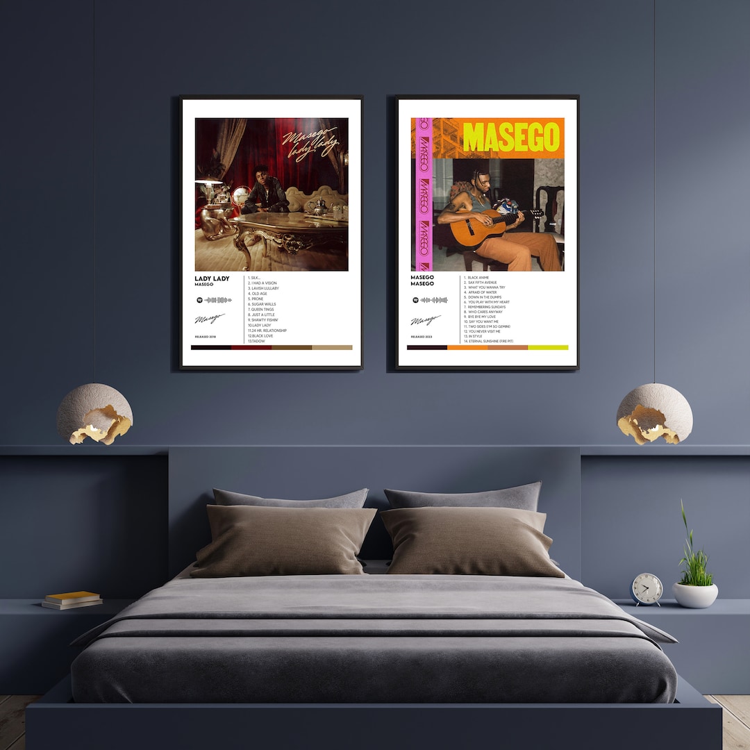 Masego Album Cover Print Poster Minimalist Album Cover Poster, Album ...