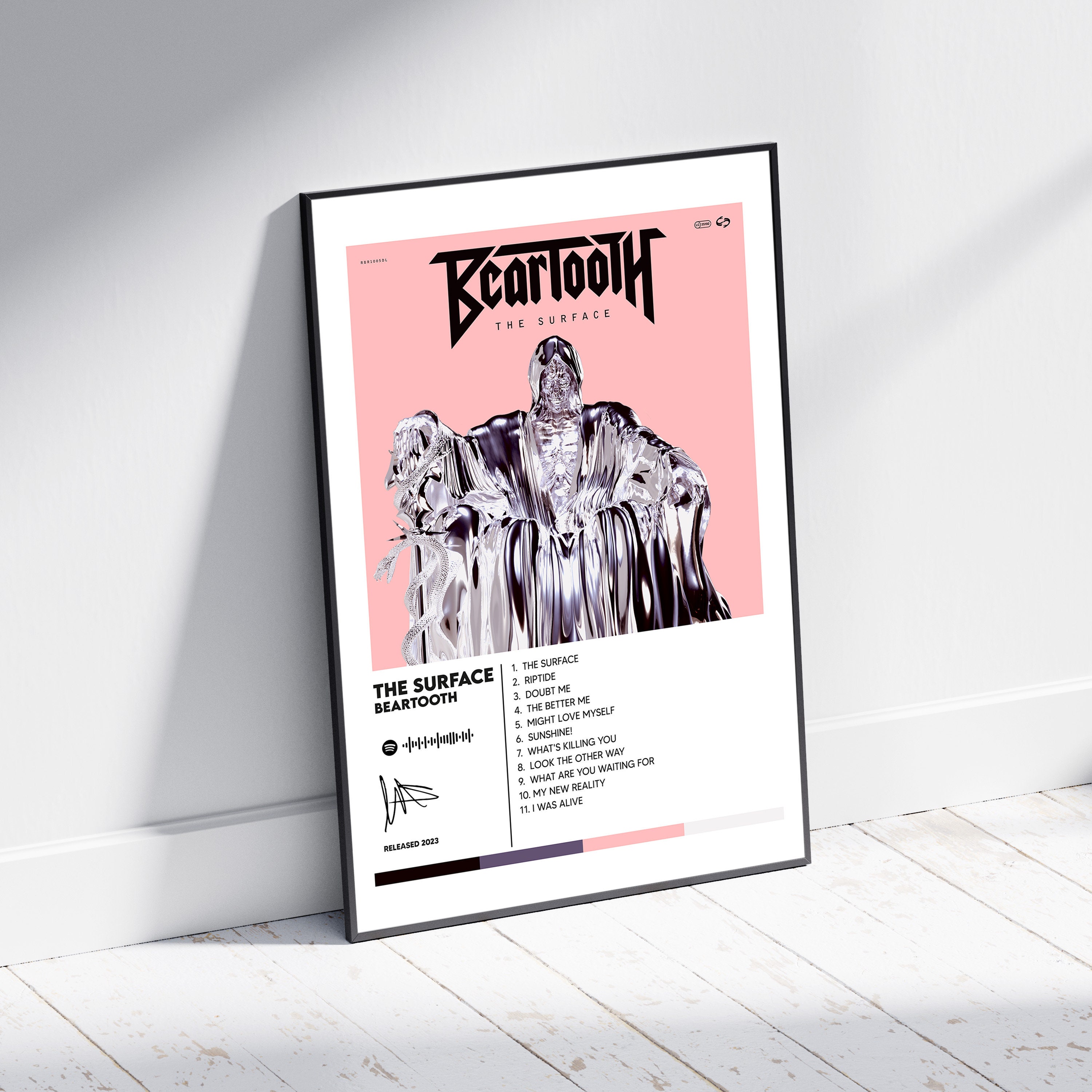 Beartooth the Surface Album Cover Print Poster Minimalist Album Cover ...